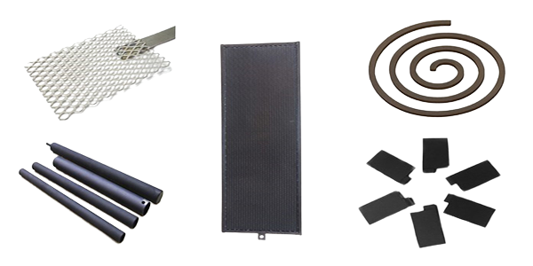 MMO Anodes for Electrowinning | Hele Titanium